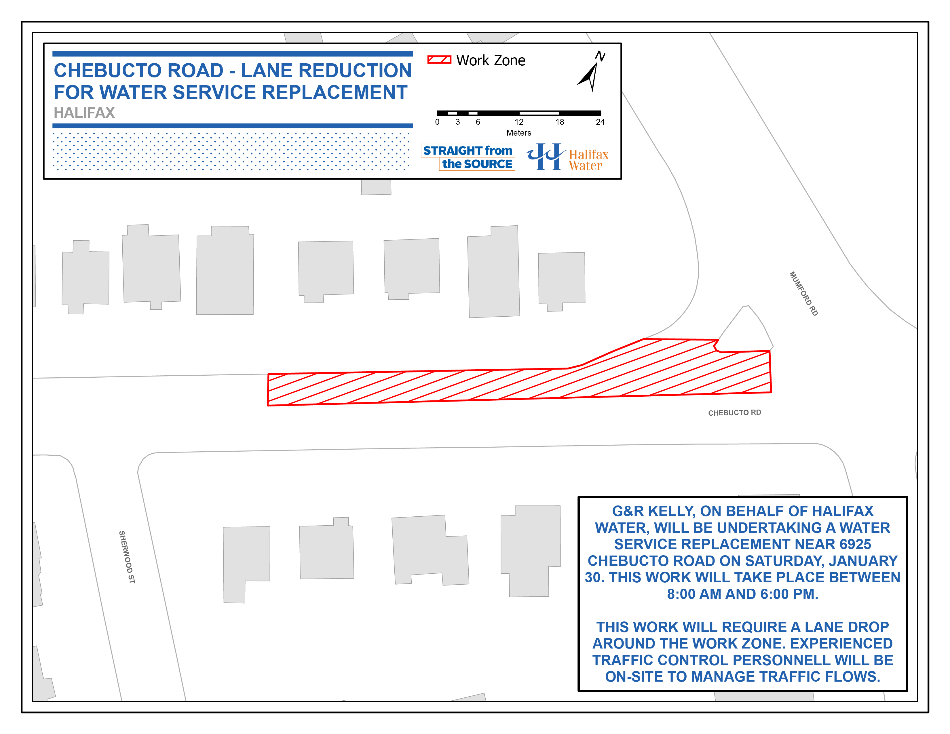 Chebucto Road – Lane Reduction for Water Service | Halifax Water